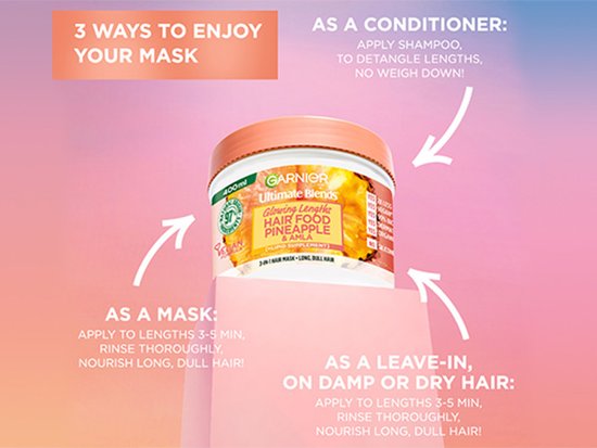Discover The New Pineapple Hair Food Range | Garnier UK