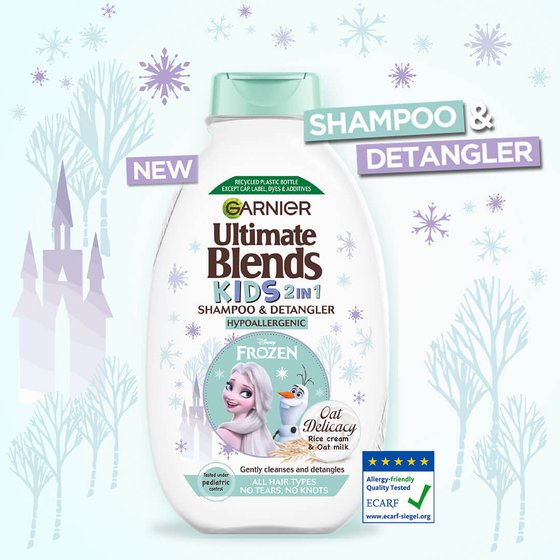 Ultimate Blends Kids | 2in1 Kids Shampoo & Detangler | Garnier UK