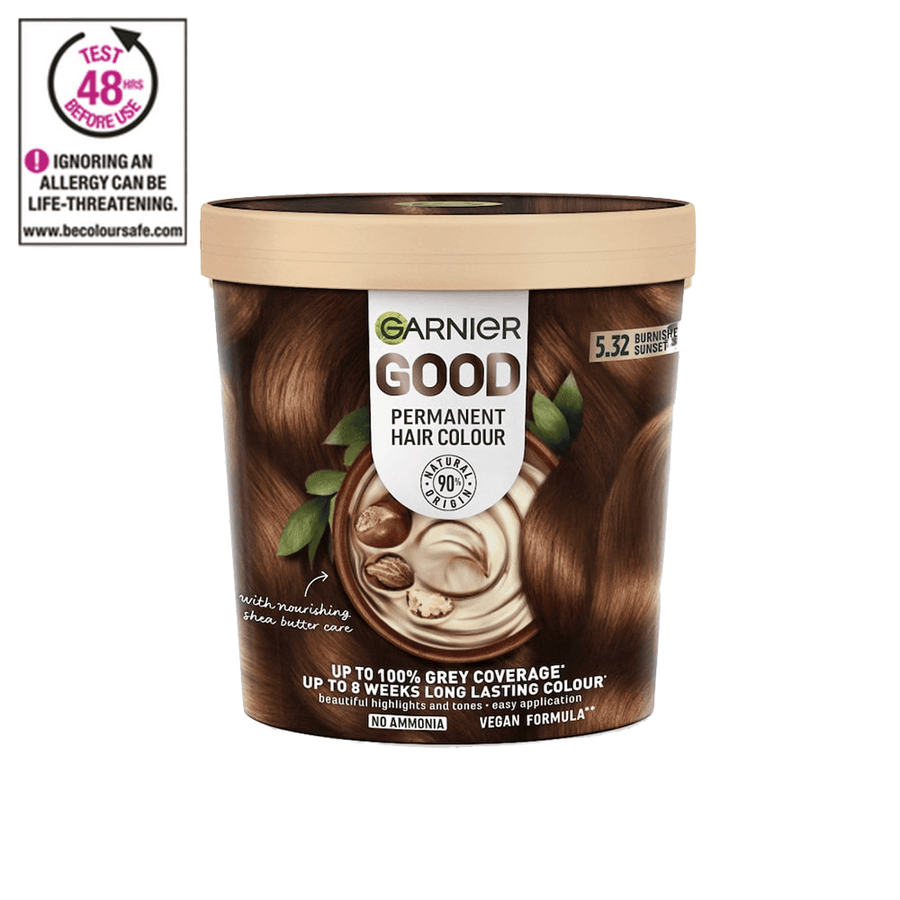 Good Permanent Hair Colour Mask | 5.32 Burnished Sunset | Garnier UK