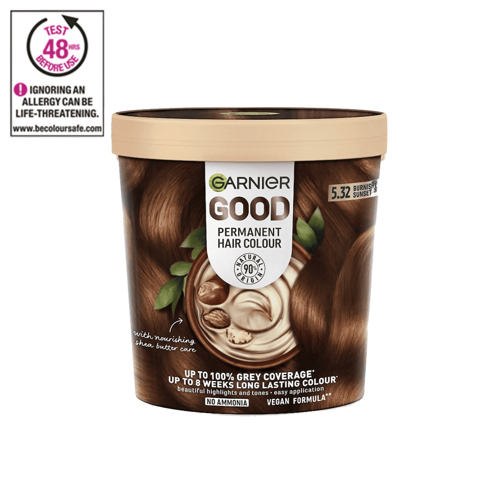 Good Permanent Hair Colour Mask | 5.32 Burnished Sunset | Garnier UK