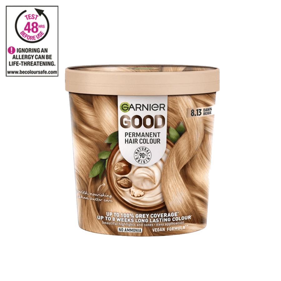 Garnier GOOD Permanent Hair Dye (Shade: 8.13 Dawn Beige)