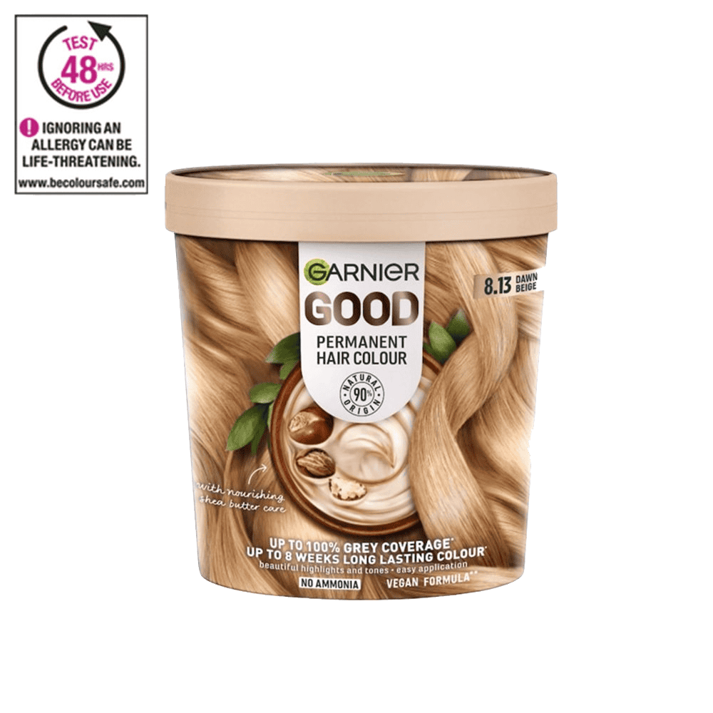 Garnier GOOD Permanent Hair Dye (Shade: 8.13 Dawn Beige)