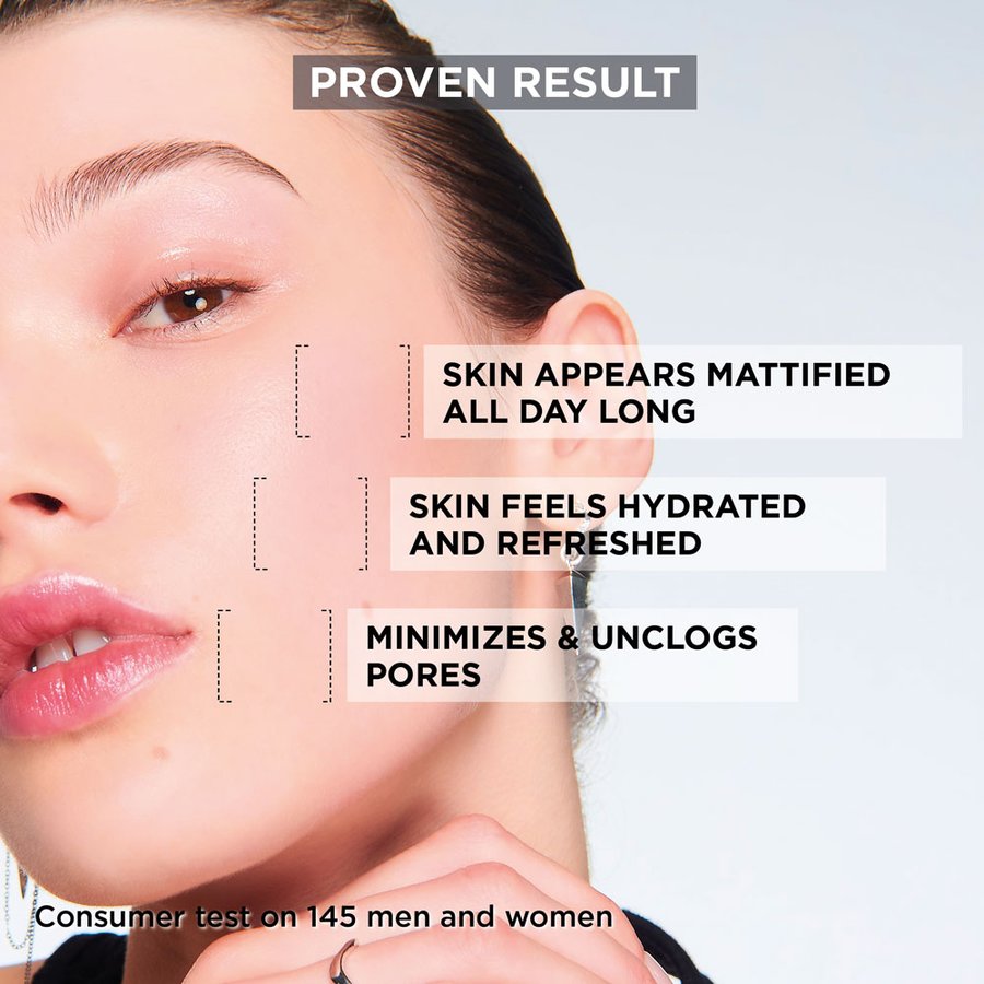 AHA+BHA Charcoal Daily Mattifying Air Cream | Garnier UK