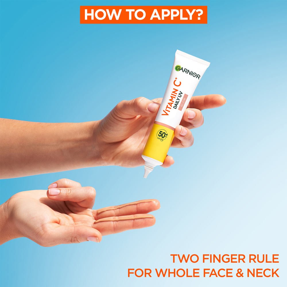 Vitamin C Brightening Sheer Glow Fluid SPF50 | Daily UV | Garnier UK