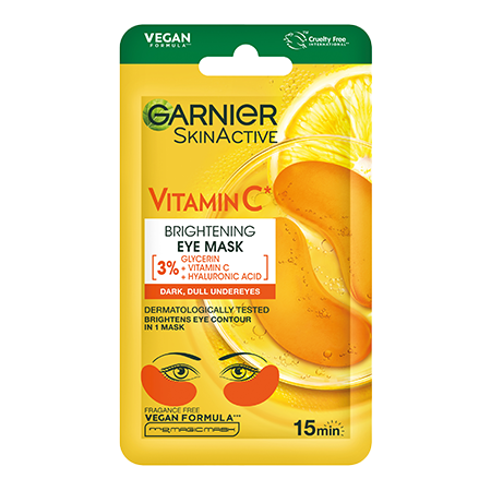 Vitamin C* Brightening eye mask
