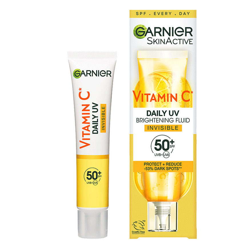 Vitamin C Daily UV Brightening Invisible Fluid SPF50 | Garnier UK