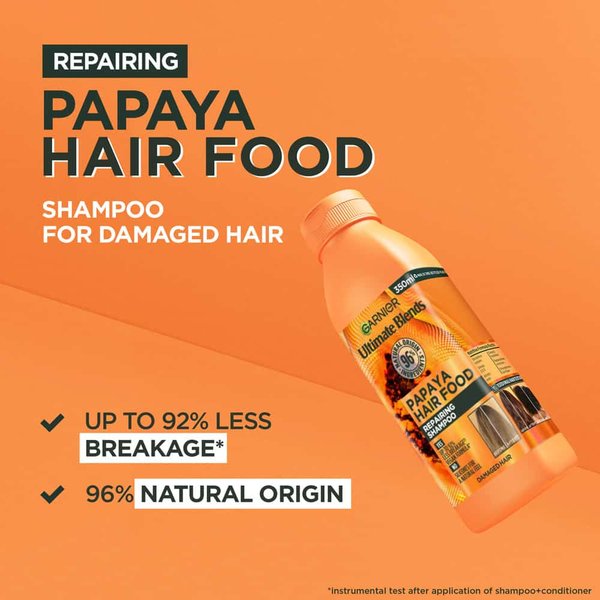 Papaya & Alman Hair Food Shampoo for Damaged Hair | Garnier UK