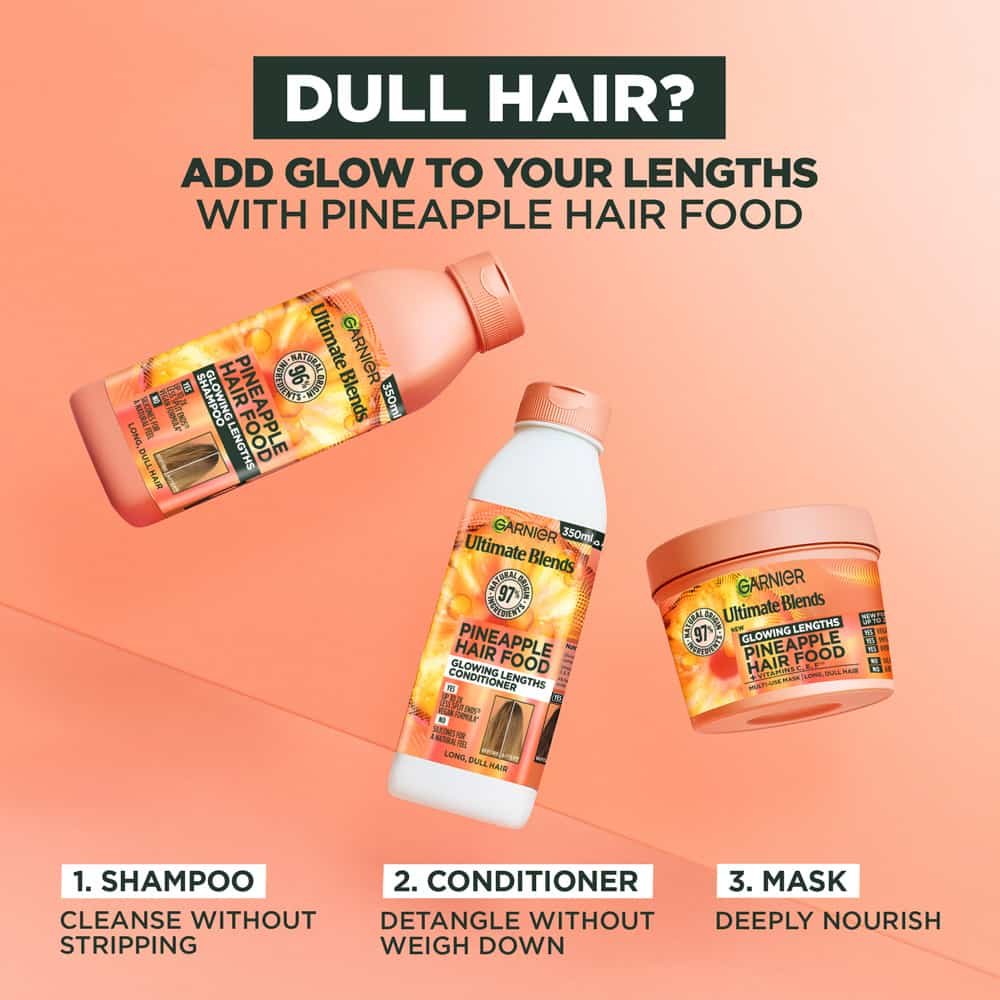 Pineapple & Amla Hair Food Conditioner for Dull Hair | Garnier UK
