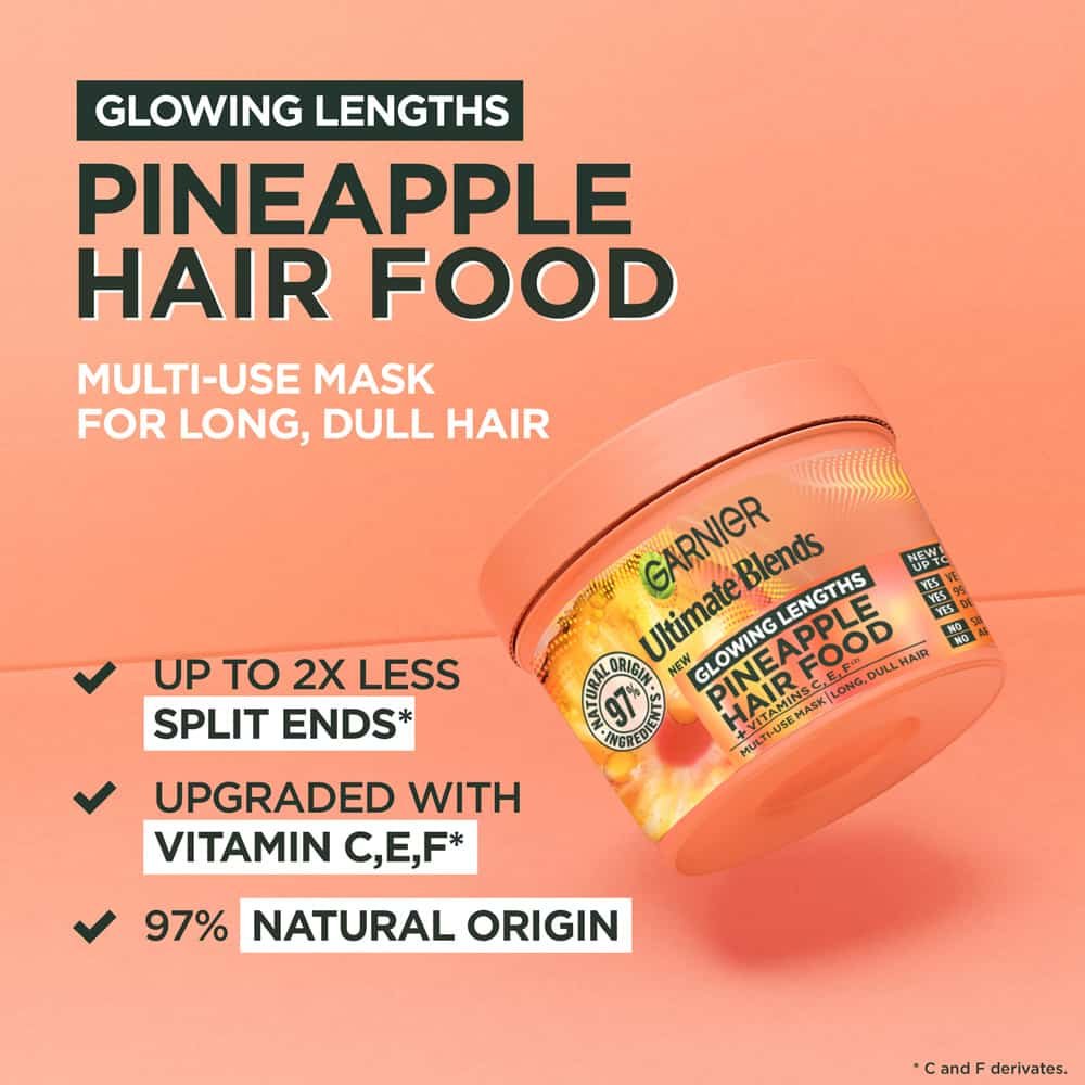 Pineapple & Amla Hair Food Mask for Dull Hair | Garnier UK