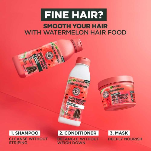 Plumping Hair Food Watermelon 3-in-1 Hair Mask | Garnier