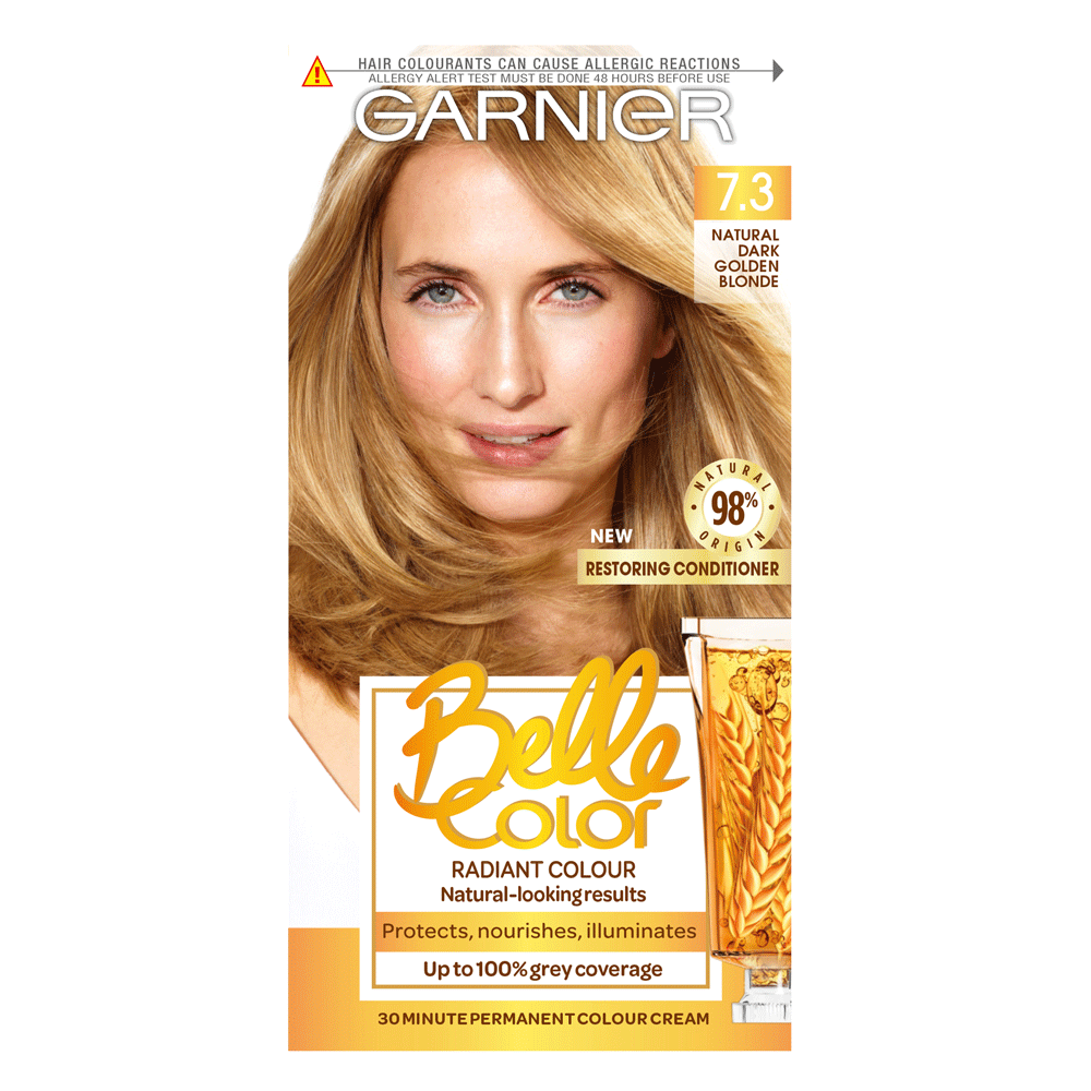 7.3 - Natural Dark Golden Blonde Hair Colour | Belle Color | Garnier
