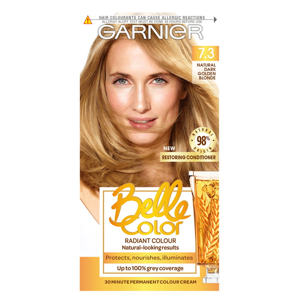 7.3 - Natural Dark Golden Blonde Hair Colour | Belle Color | Garnier