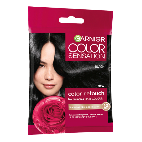 Colour Retouch 1.0 Black Permanent Hair Dye | Garnier UK