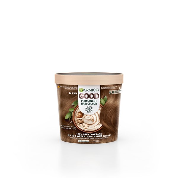 Good Permanent Hair Colour Mask | 6.0 Mochaccino Brown | Garnier UK