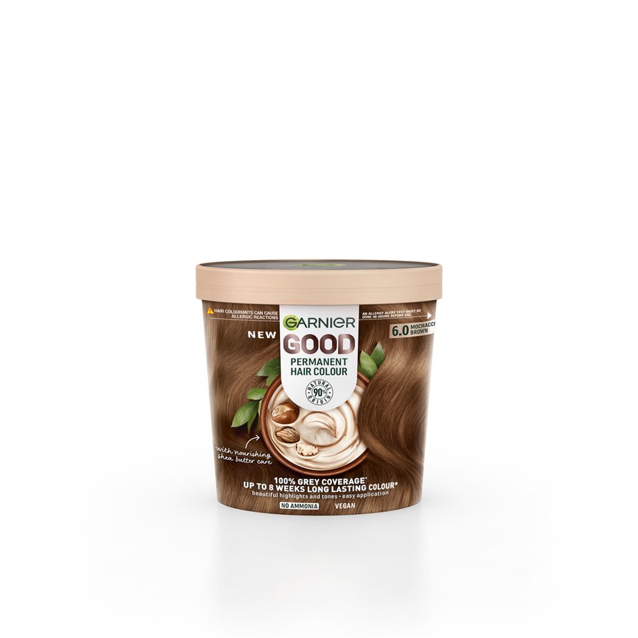 Good Permanent Hair Colour Mask | 6.0 Mochaccino Brown | Garnier UK
