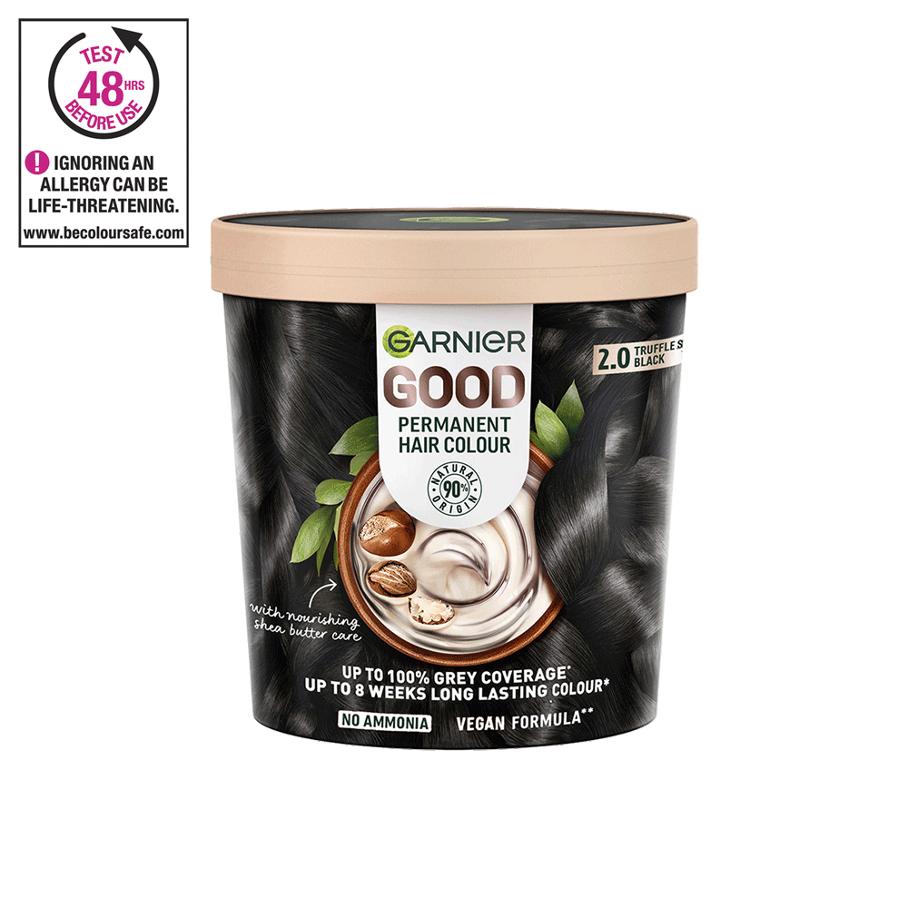 Good Permanent Hair Colour Mask | 2.0 Truffle Soft Black | Garnier UK