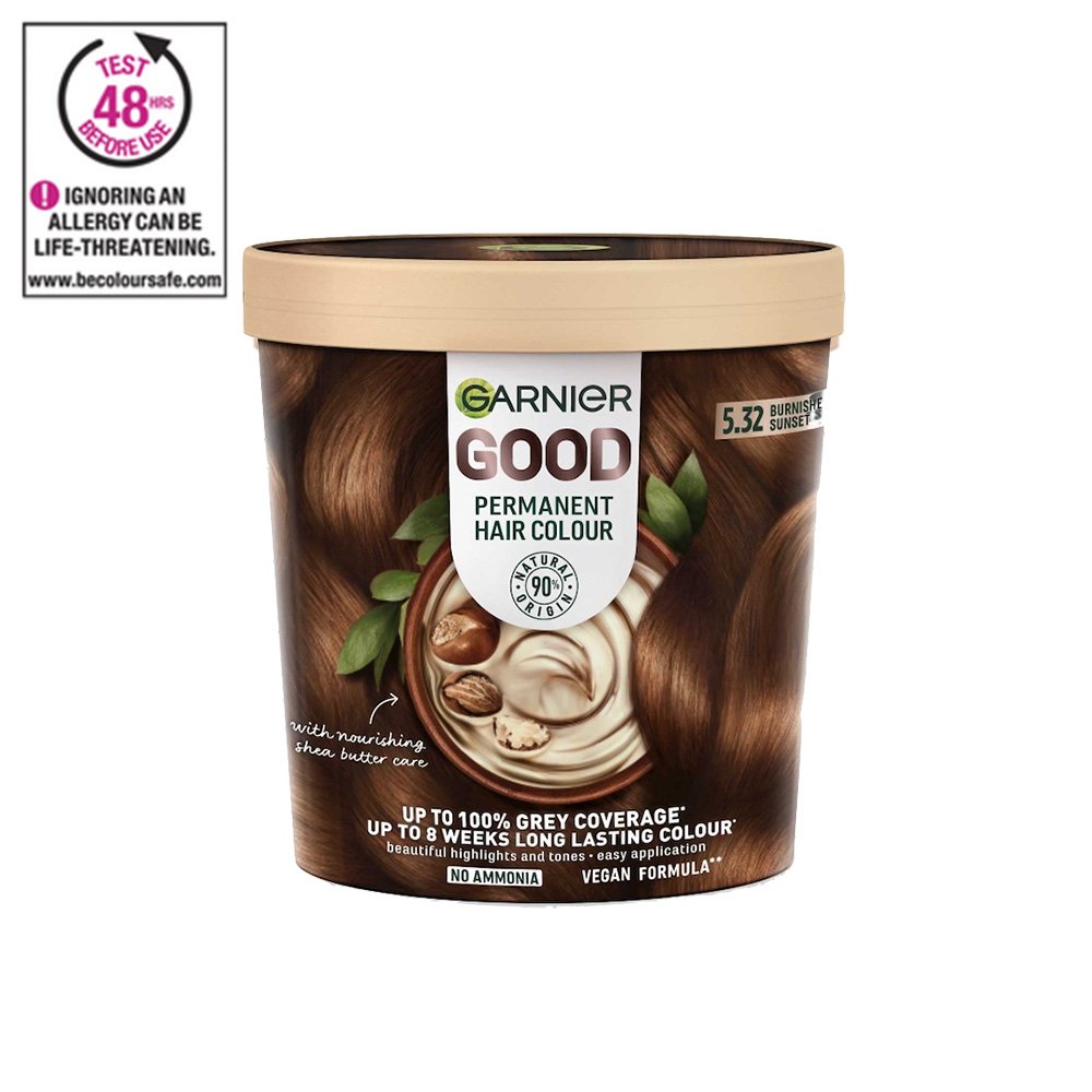 Good Permanent Hair Colour Mask | 5.32 Burnished Sunset | Garnier UK