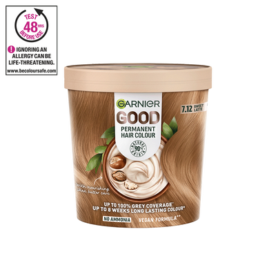 Garnier GOOD Permanent Hair Dye, 7.12 Sweet Latte| GOOD
