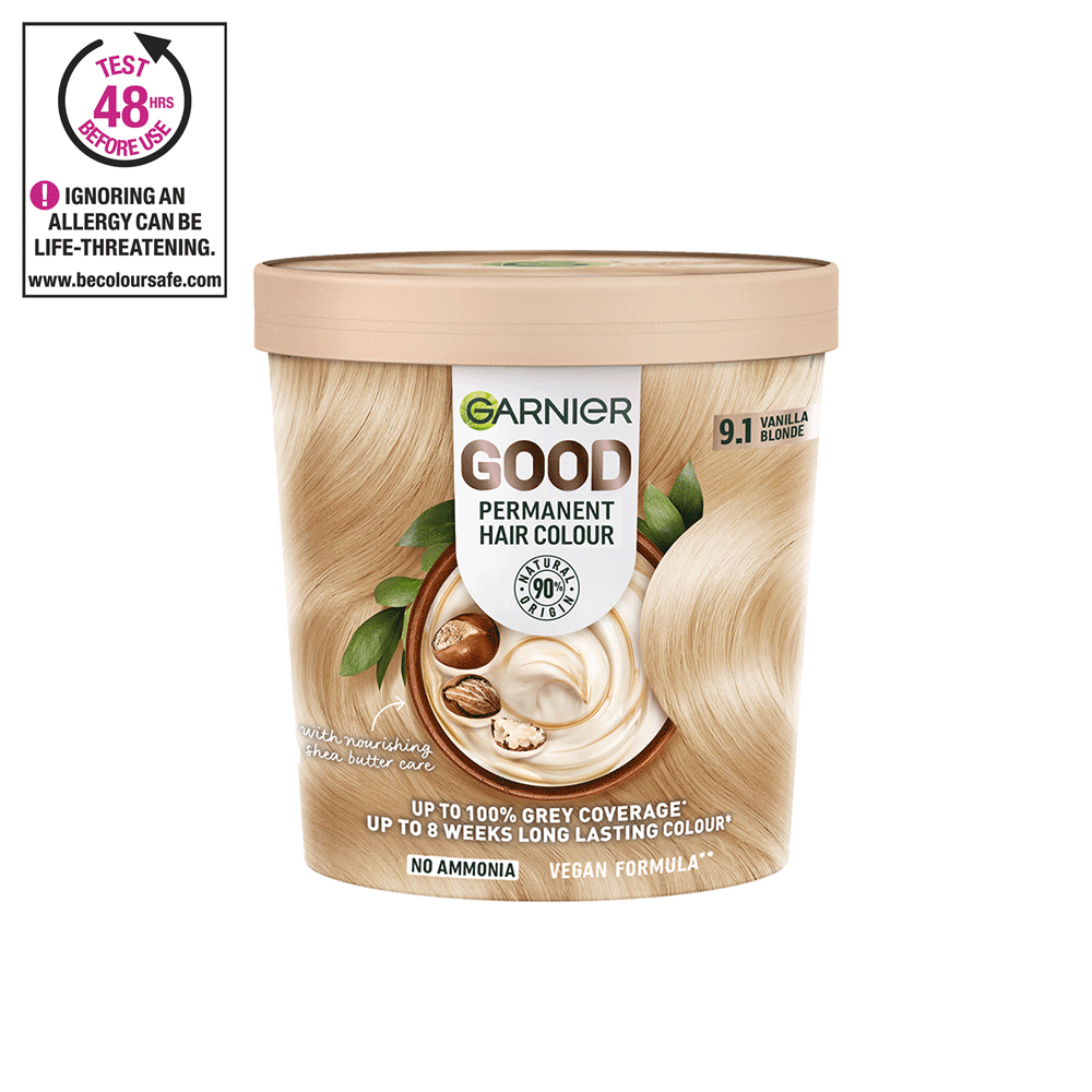 Good Permanent Hair Colour Mask | 9.1 Vanilla Blonde | Garnier UK