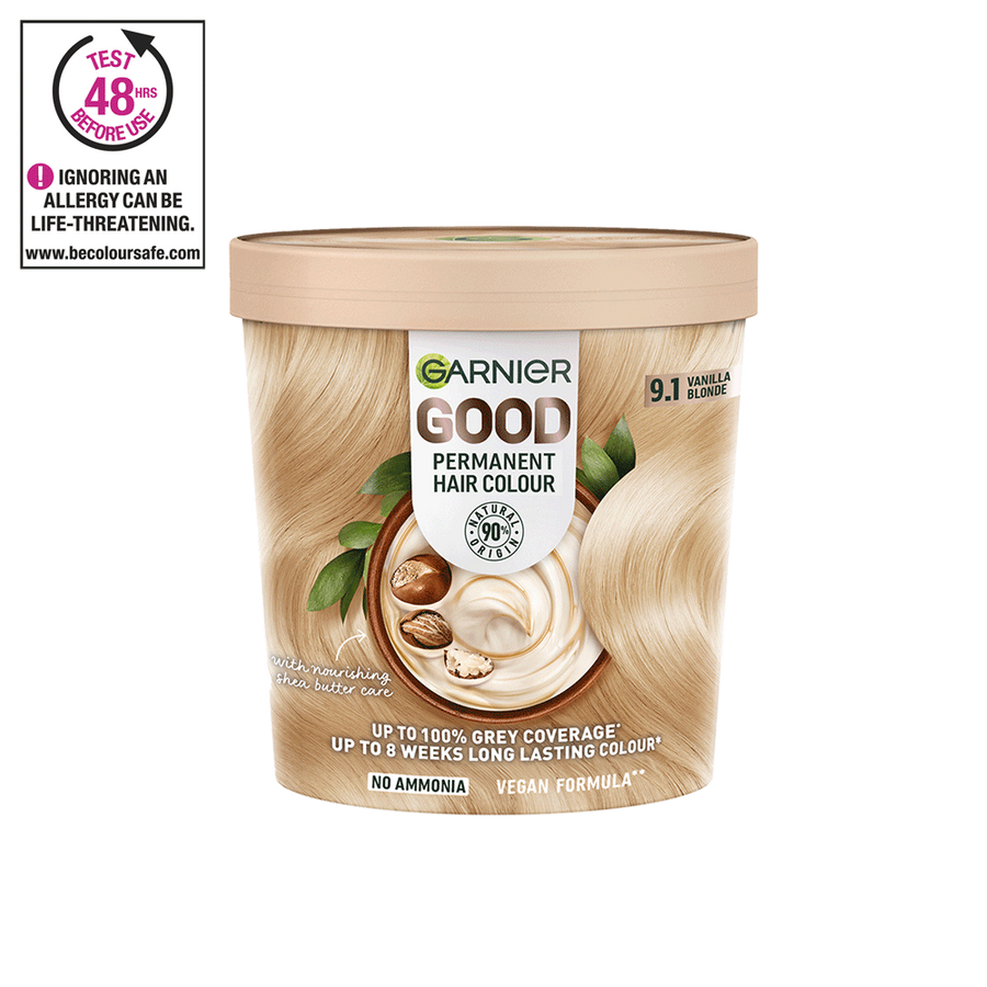 Good Permanent Hair Colour Mask | 9.1 Vanilla Blonde | Garnier UK