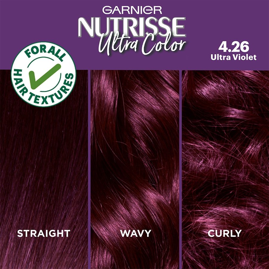 Nutrisse Ultra Color 4.26 Ultra Violet Hair Dye | Garnier UK
