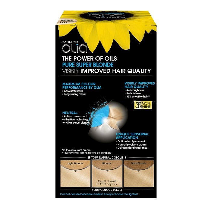 Garnier Olia 110 Super Light Blonde Permanent Hair Dye | Olia | Hair ...