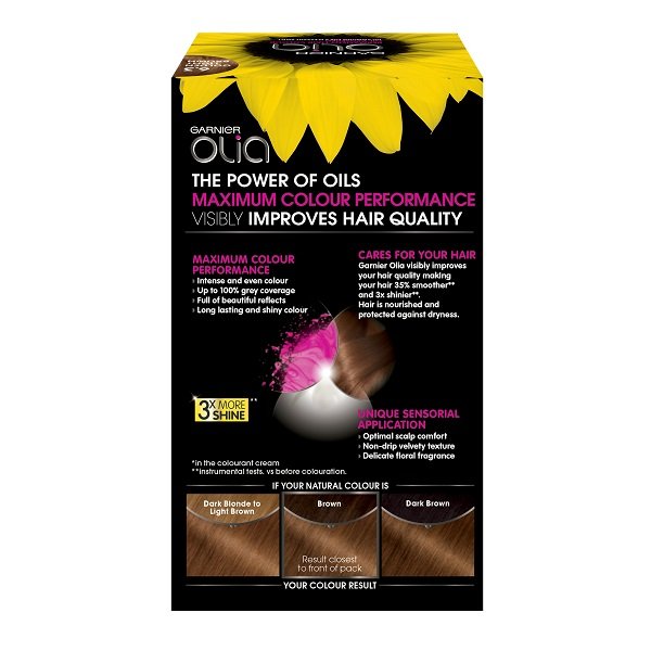 6.3 Golden Light Brown Home Hair Dye | Olia | Garnier UK
