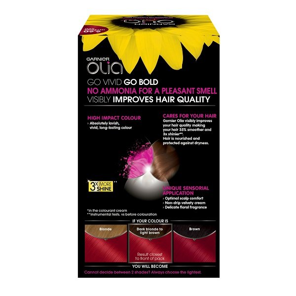 Olia 6.60 Intense Red Permanent Hair Colour | Garnier UK