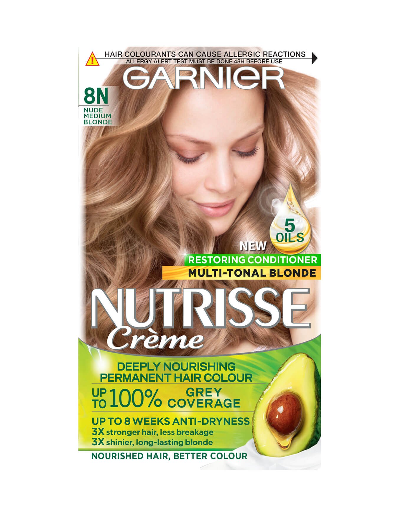 Nude Medium Blonde Hair Dye Nutrisse Creme Garnier Uk