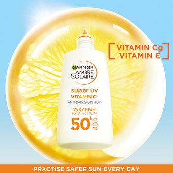 Garnier Ambre Solaire Super UV Vitamin Cg Facial SPF50+ Fluid