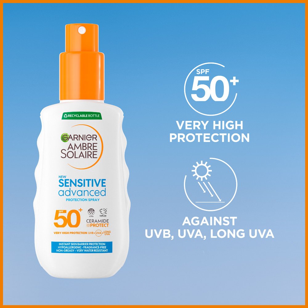 SPF 50+ Sensitive Advanced Sun Spray | Ambre Solaire Sensitive Advance