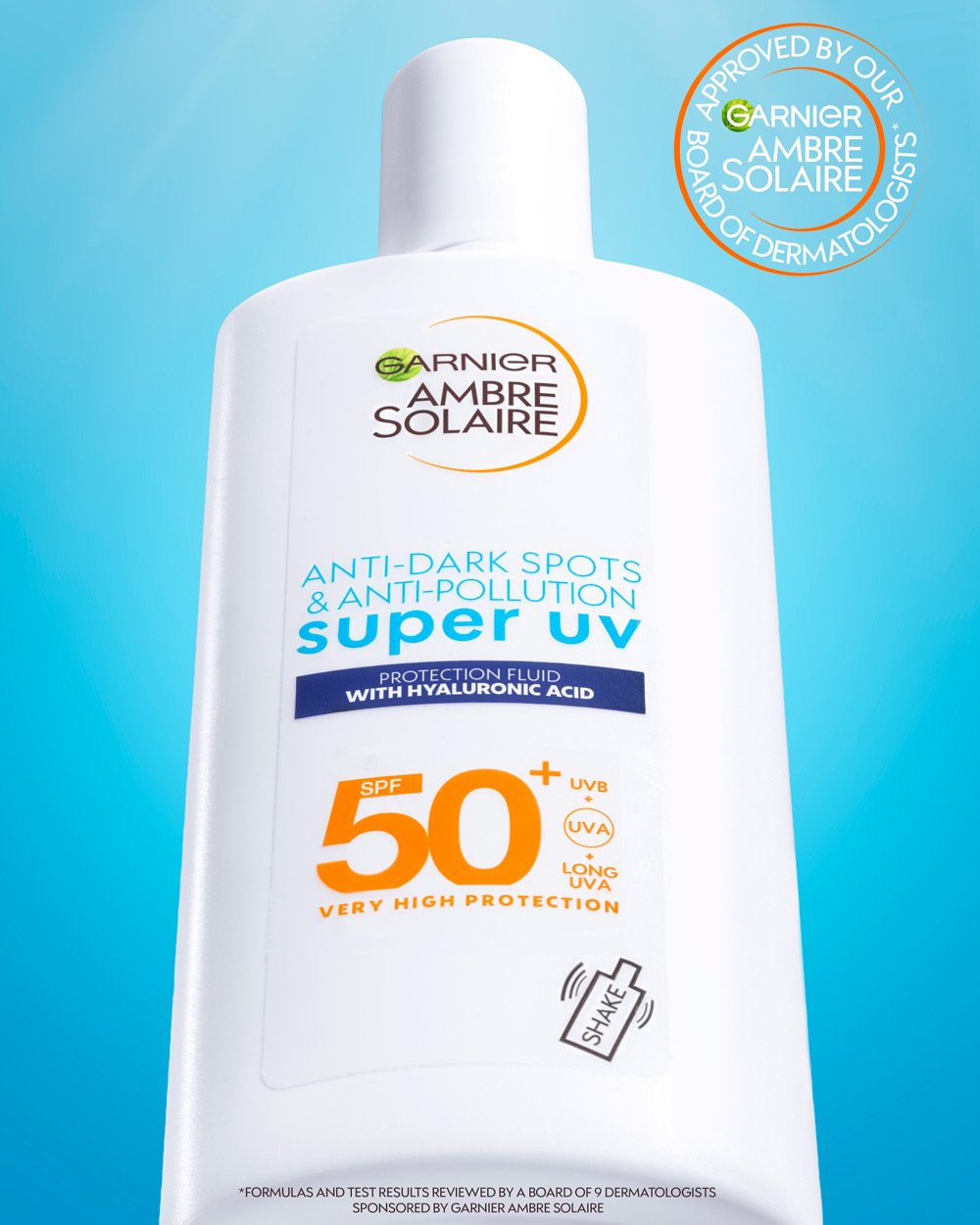 Ambre Solaire Face Fluid SPF 50+ | Sun Cream | Garnier UK