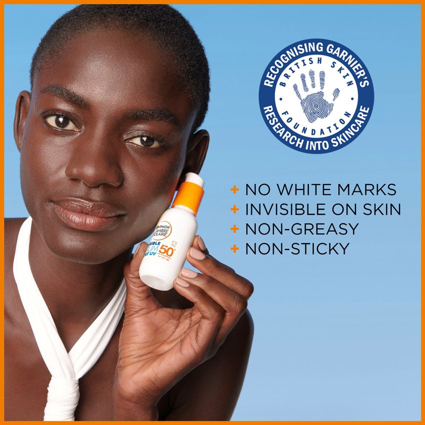 Ambre Solaire Super UV Daily Invisible Face SPF 50+ | Garnier UK