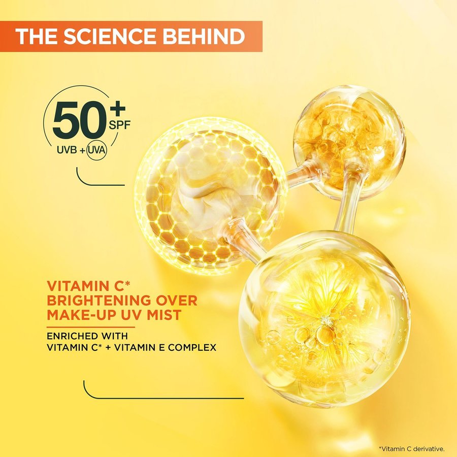 Vitamin C Vitamin C* Brightening Over Make-Up UV Mist Invisible