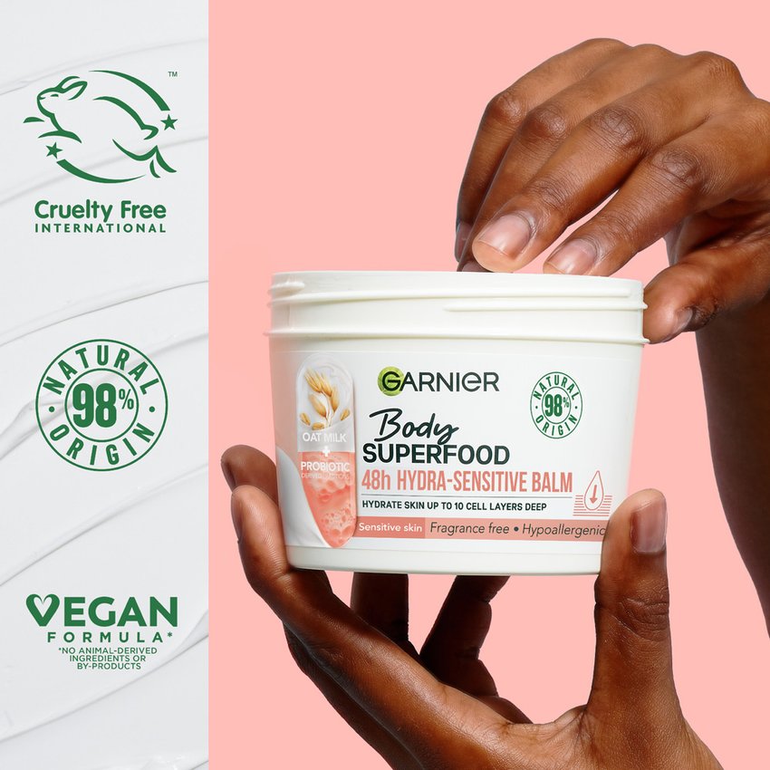 Body Superfood Oat Milk Sensitive Skin Body Cream | Garnier UK