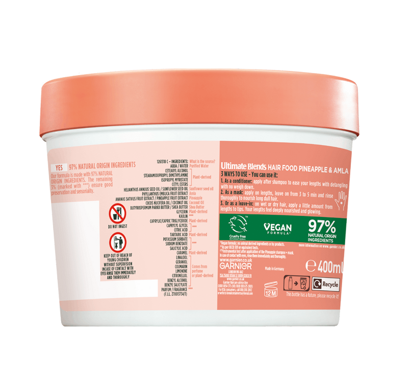 Pineapple & Amla Hair Food 3-in-1 Mask | Garnier