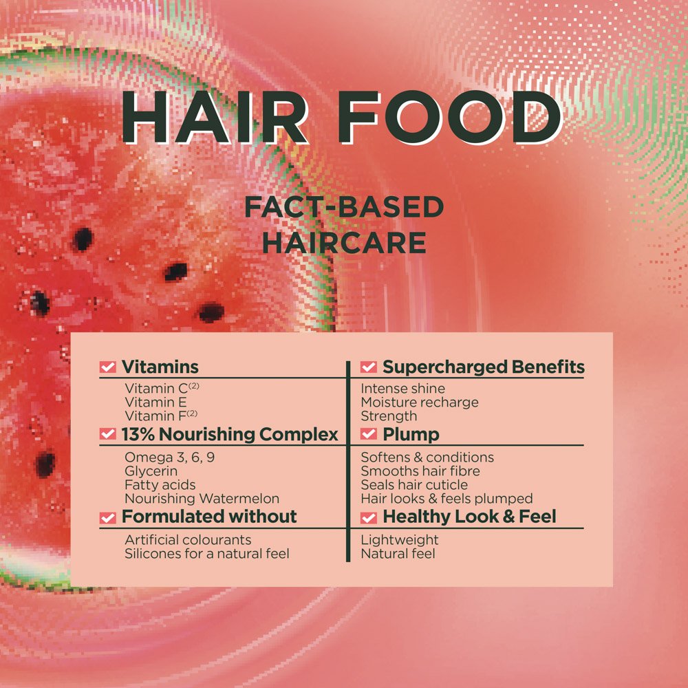 Plumping Hair Food Watermelon 3-in-1 Hair Mask | Garnier