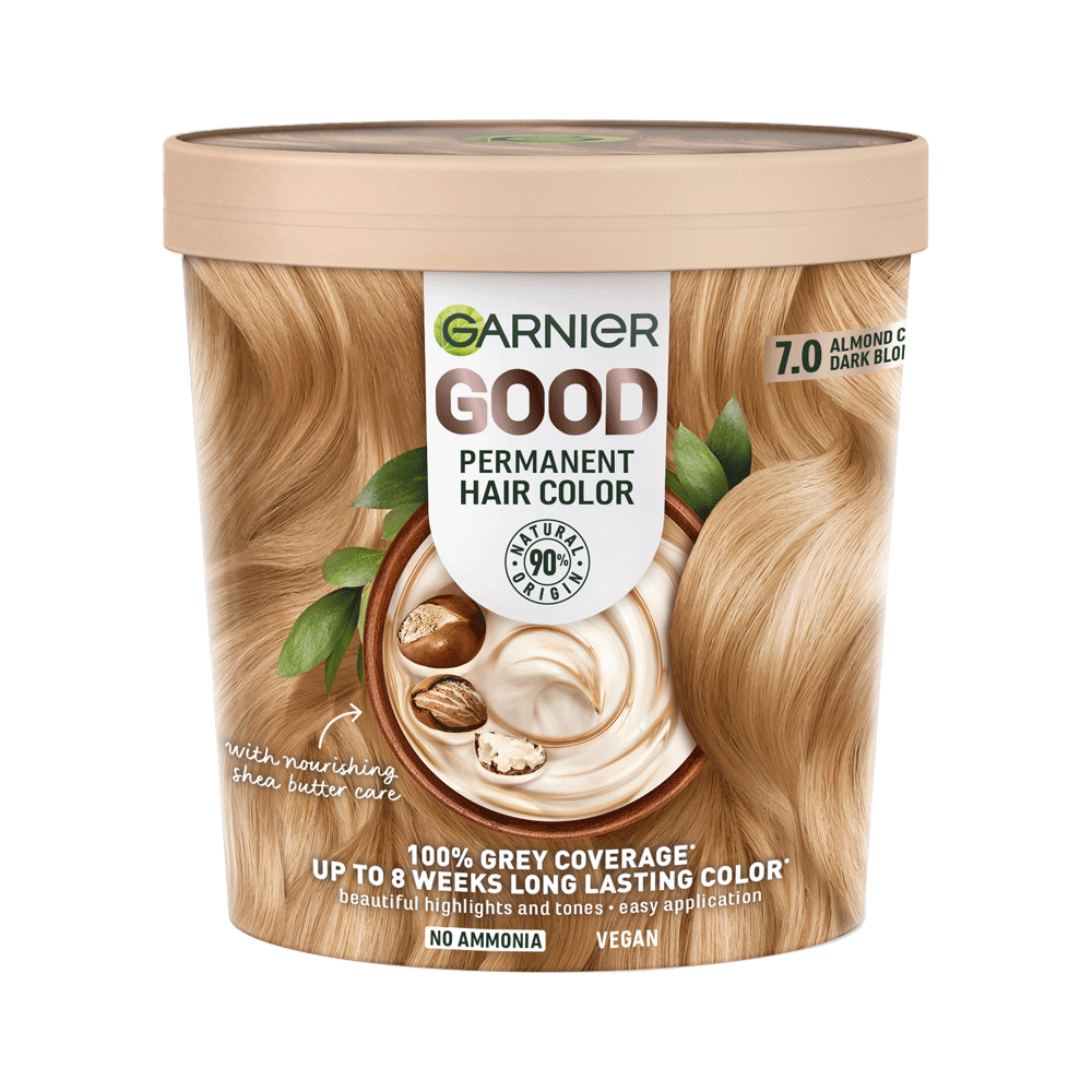 Good Permanent Hair Colour Mask | Almond Creme Dark Blond | Garnier UK