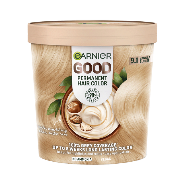 Good Permanent Hair Colour Mask | 9.1 Vanilla Blonde | Garnier UK