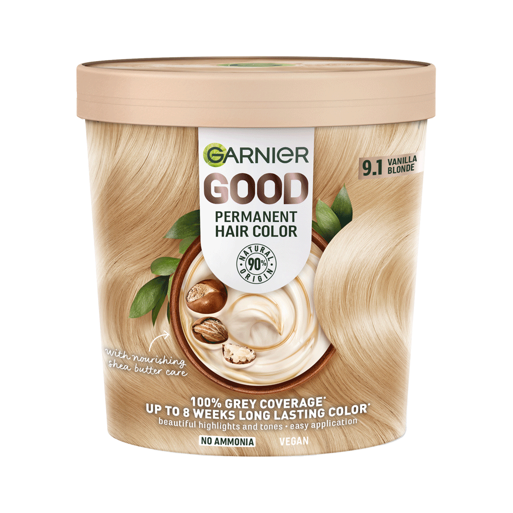 Good Permanent Hair Colour Mask | 9.1 Vanilla Blonde | Garnier UK