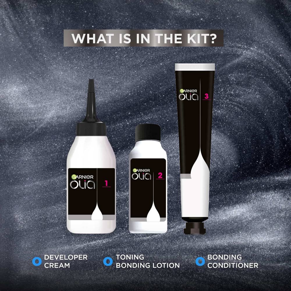 Olia Hi-Shine Cool Toner for Blonde Bleached Hair | Garnier UK