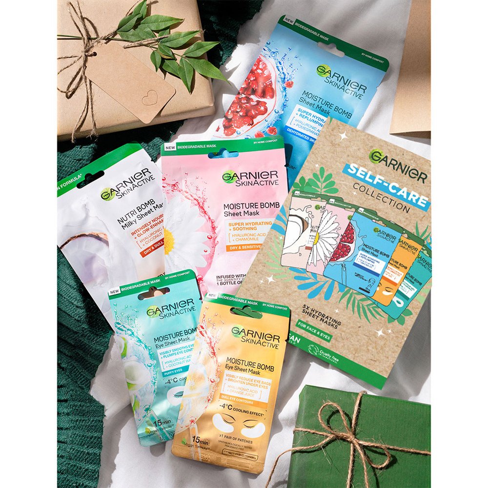 Self-Care Collection Gift Set | Sheek Masks| Garnier UK