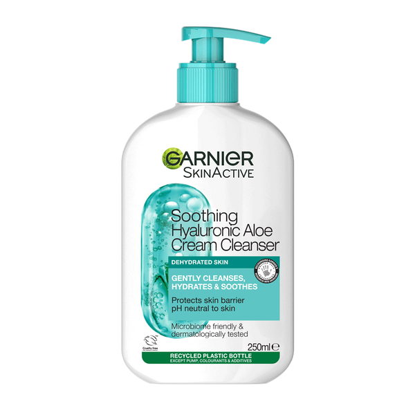Hyaluronic Aloe Soothing Cream Cleanser 250ML | Garnier UK