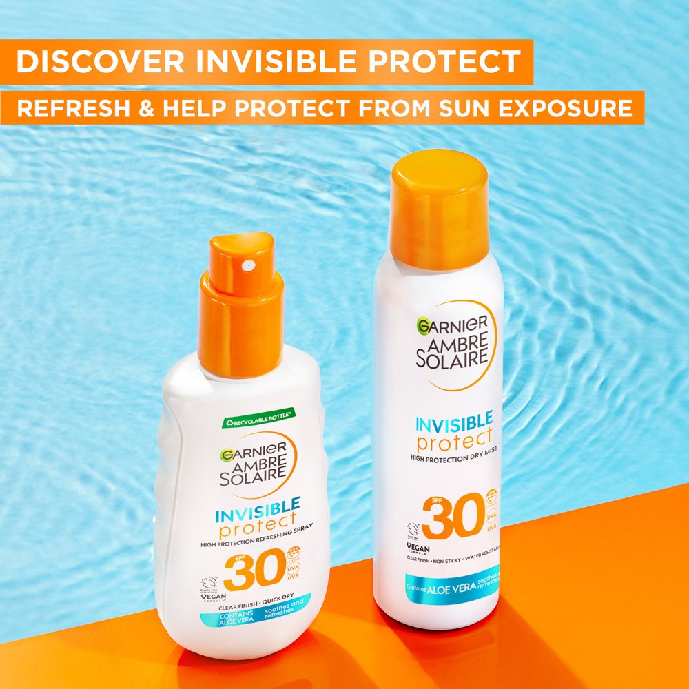 Invisible Protect SPF30 Protection Mist | Ambre Solaire | Garnier